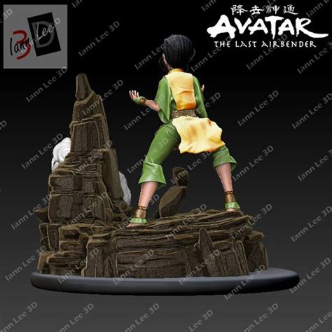 Archivo 3d Avatar Aang The Last Airbender Adult Toph Fan Art 🎨 ・objeto
