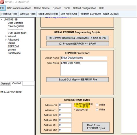 LMK TICS PRO I C Communication Setup Clock Timing Forum Clock Timing TI E E