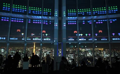 Alien Attack In Tokyo As Space Invaders Turns 40