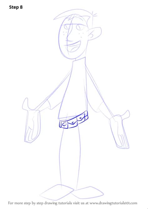 Learn How To Draw Ron Stoppable From Kim Possible Kim Possible Step