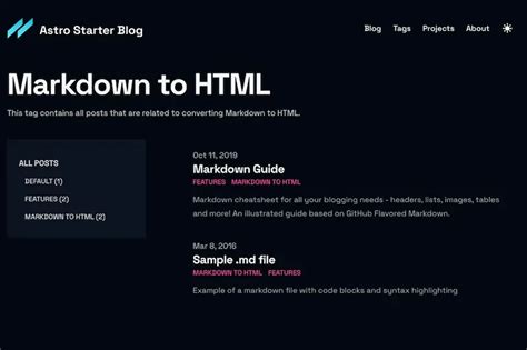 Astro Starter Blog Astro
