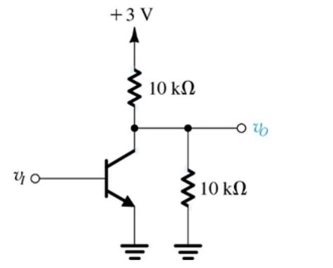 Solved The Transistor In The Circuit Below Is Biased At A Dc