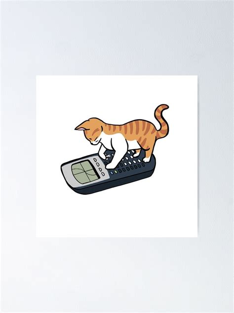 Calculating Cat Poster By Joostlover67 Redbubble