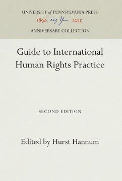 Guide To International Human Rights Practice Fachbuch Bücherde