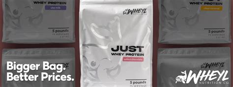 Wheyl Nutrition Just Whey Protein 1lb 15 Servings Protein Powder