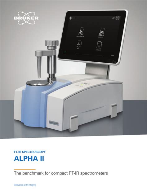 Alpha Ii Brochure En Pdf Analytical Chemistry Physical Sciences