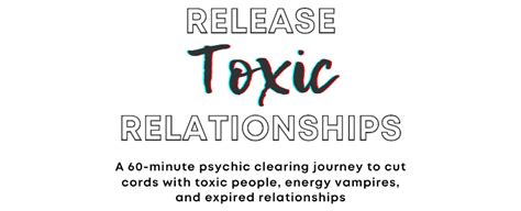 Release Toxic Relationships George Lizos Psychic Healer And Energy