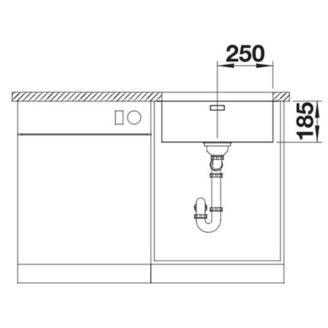 Blanco Solis 500 U Single Bowl Undermount Sink 528000 Appliances Online