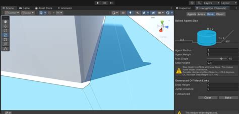 navmesh agent hits walls as it chases player unity engine unity