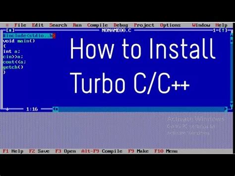 How To Install Turbo C C In Windows Empower Youth