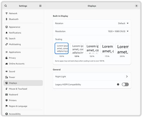Gnome Working On New Ui For Fractional Scaling Omg Linux