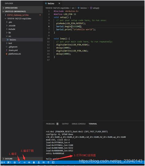 Esp32 Ardiono Vscode Platformio开发环境platformio Vscode Esp32 Arduino 编译