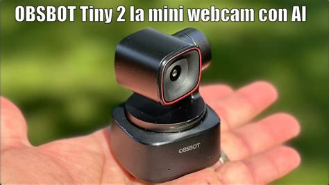 Obsbot Tiny 2 La Webcam 4k Con Inteligencia Artificial Bien PequeÑa