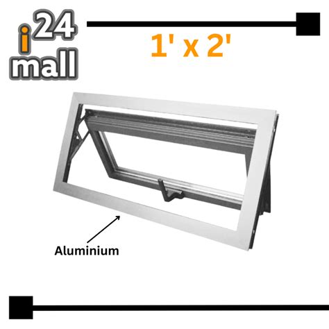 Aluminium Casement Window With Glass Toilet Window Top Hung Window