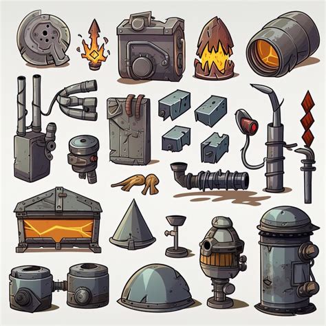 Premium Photo Metal Stuff