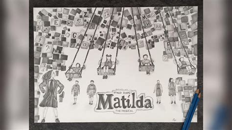 Matilda Musical Drawing Drawing Process Drawings Coloring Pages