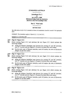 AS 1170 2 1989 AMDT 3 Most Currently Technical Standards