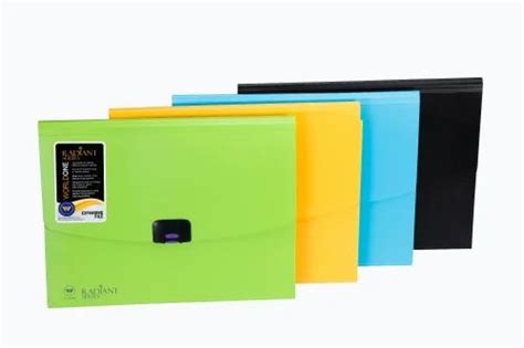 Multicolor Polypropylene Expandable Button File Folder A4 Size Fl08 For Multipurpose At ₹ 350