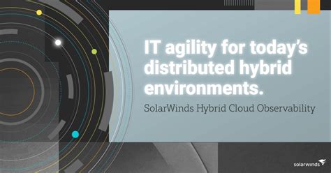 Solarwinds On Linkedin Solarwinds Observability Self Hosted Formerly Known As Hybrid Cloud…