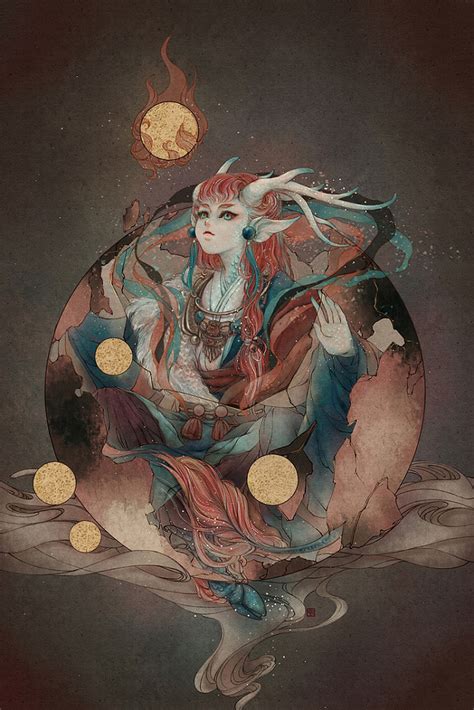 征祥記 麒麟：麒麟者，牡曰麒，牝曰麟。許雲仁寵，用公羊說，以其不履生蟲，不折生草也。