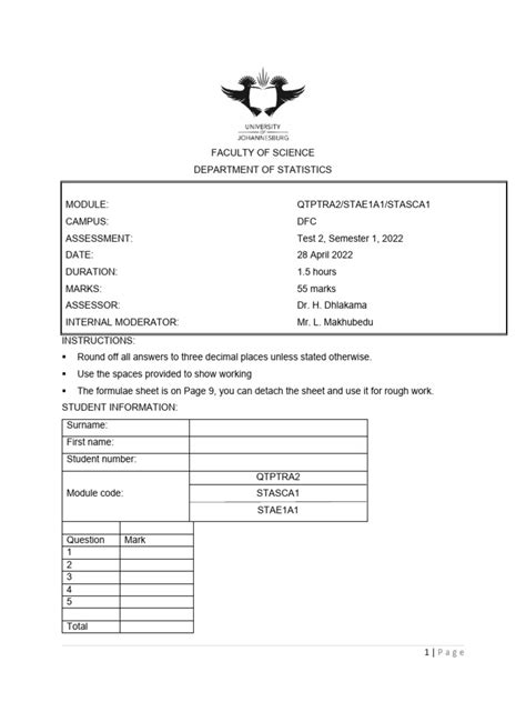 Test 2 Final Draft Pdf Coefficient Of Determination Errors And Residuals