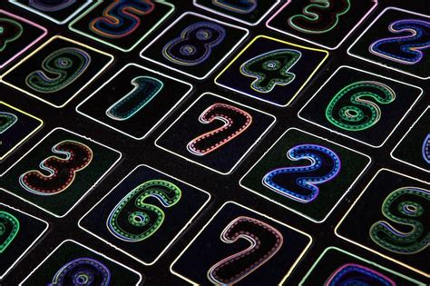 Premium Photo Seamless Pattern With Numbers