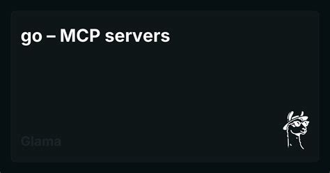 Go Mcp Servers Glama