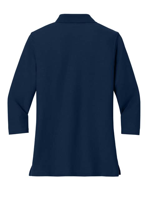 Port Authority Womens Silk Touch™ 34 Sleeve Polo Product Port