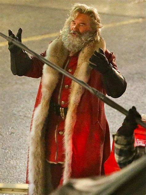 Santa Claus The Christmas Chronicles Fur Coat Hit Jackets