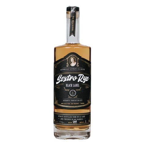 Sextro Rye Black Label De Wine Spot Rare Spirits And Curated Wine Experts