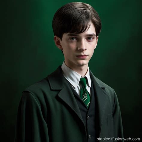 Slytherins Hogwarts Uniform For Tom Riddle Stable Diffusion Online