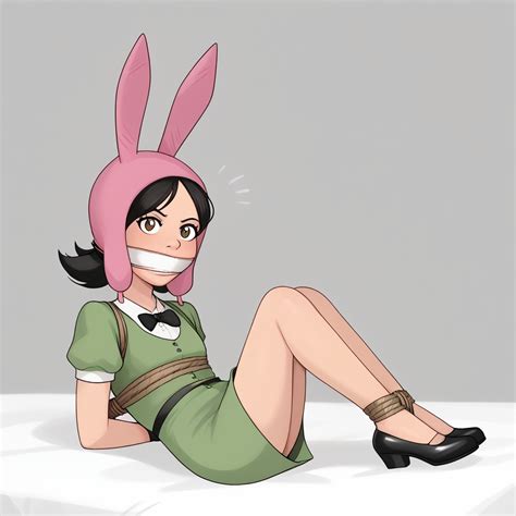 Louise Belcher Bound and Gagged by lightbright667 on DeviantArt