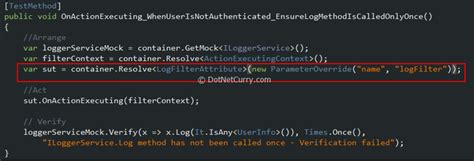 Aspnet Mvc Unit Tests With Unityautomoq Container Dotnetcurry
