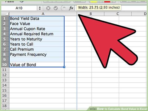 3 Ways To Calculate Bond Value In Excel Wikihow