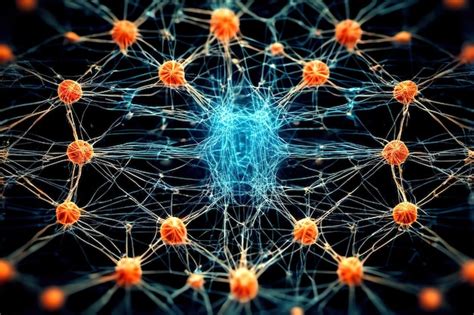 premium ai image neural network visualization