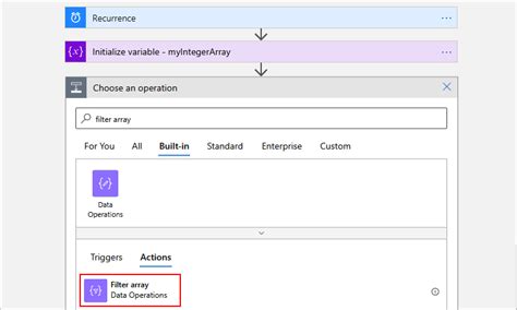 Perform Operations On Data Azure Logic Apps Microsoft Learn