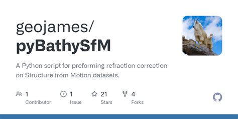 GitHub Geojames PyBathySfM A Python Script For Preforming Refraction Correction On Structure