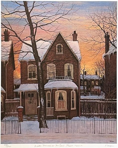 John Kasyn Winter Morning On Mccaul St Mutualart