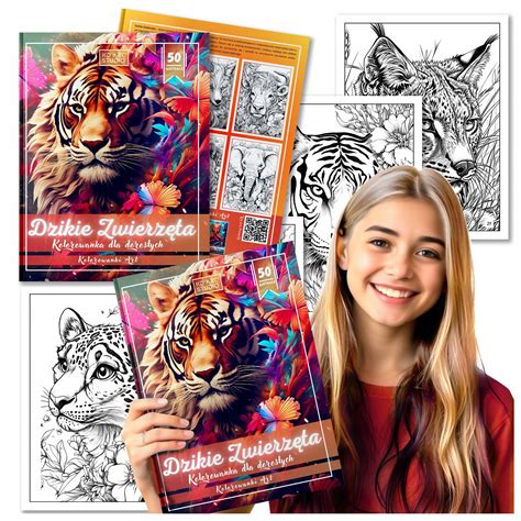 OmalovÁnky Pro DospĚlÉ DivokÁ ZvÍŘata VelkÉ Jako DÁrek 5905427356561