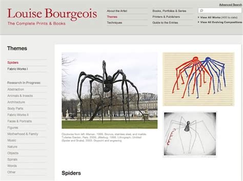 Museum Of Modern Art New York Moma Announces Louise Bourgeois Website