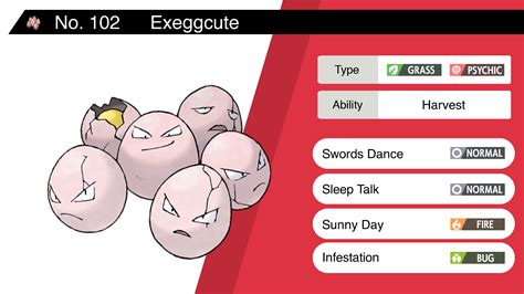 Pokemon Exeggcute Evolution