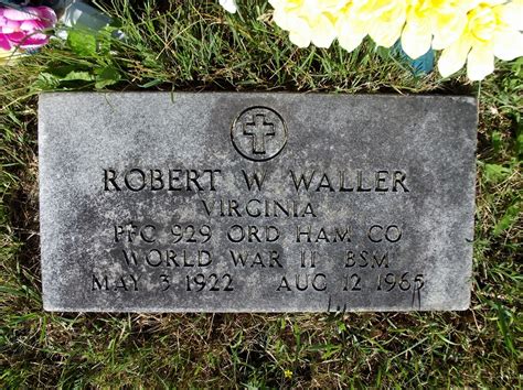 Robert William Waller 1922 1965 Find A Grave Memorial