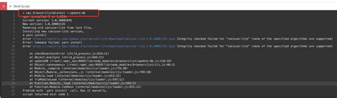 Browserslist Reports An Error During The Jenkins Build Process Issue Browserslist