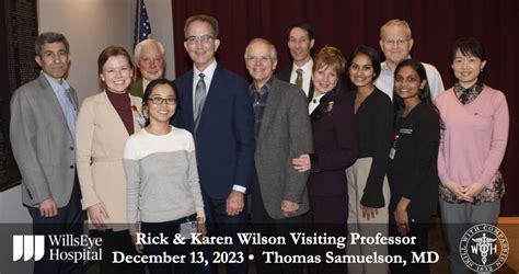 Thomas W Samuelson Md Joined Us For The Rick And Karen Wilson Visiting Professor Lecture In