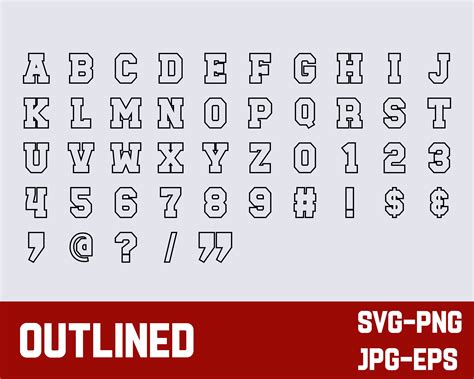 Varsity Font Svg Varsity Font Varsity Letters Mirror Font Svg Varsity Letters Svg