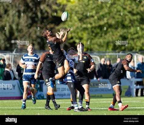 David Johnston Of Ealing Trailfinders Catches An Aerial Ball During The The Championship Match