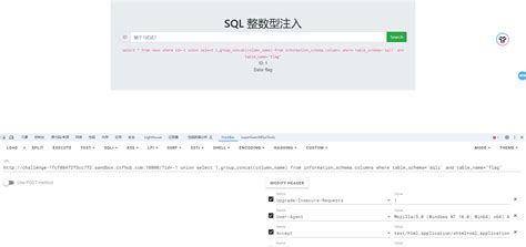 Ctfhub~sql注入【整数型数字型报错型注入】ctf 数字型注入 Csdn博客