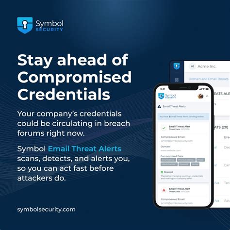 Cybersecurity Emailsecurity Databreach Darkwebmonitoring… Symbol Security