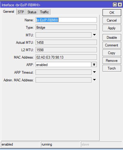 Setting Eoip Tunnel Mikrotik Nana Mikrotik