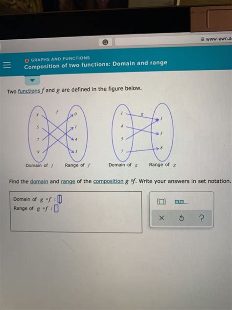 Solved Awnal O Graphs And Functions Composition Of Two